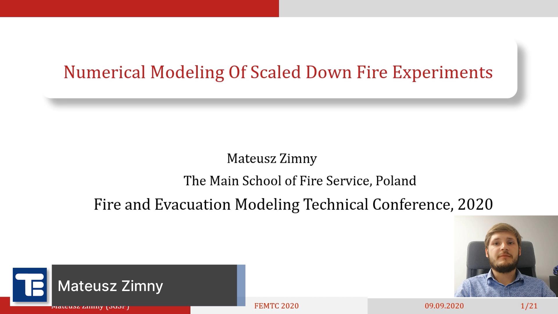 Numerical Modeling Of Scaled Down Fire Experiments | Fire and ...