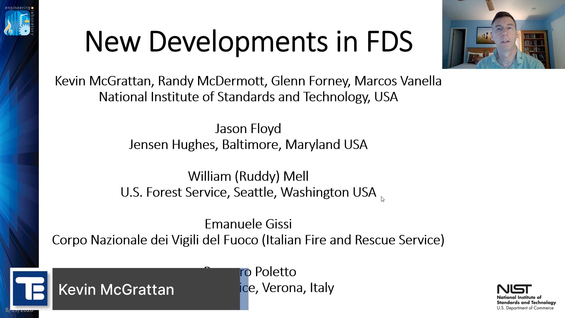 New Developments in FDS | Fire and Evacuation Modeling Technical ...